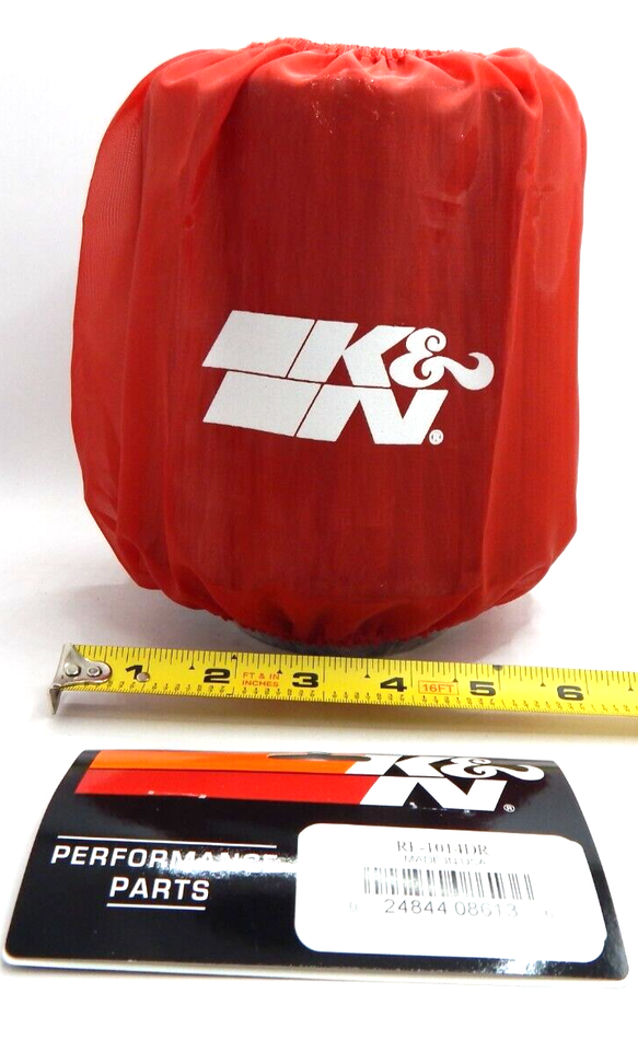 K&N FILTERS RF-1014DR Pre Filter Air Cleaner Wrap Cover Filter Sock 6 ...