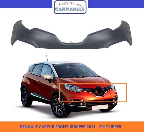 RENAULT CAPTUR FRONT BUMPER 2013-2017 UPPER PRIMED NO PARKING SENSOR ...