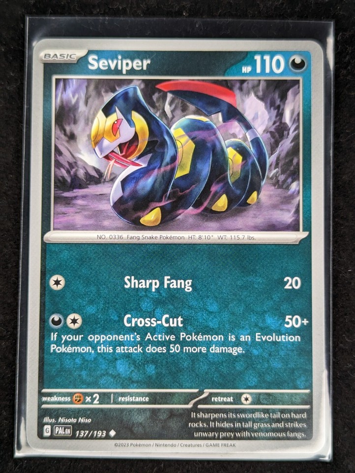 Pokemon TCG Scarlet Violet Paldea Evolved Pick Cards Dark/Steel/Dragon ...