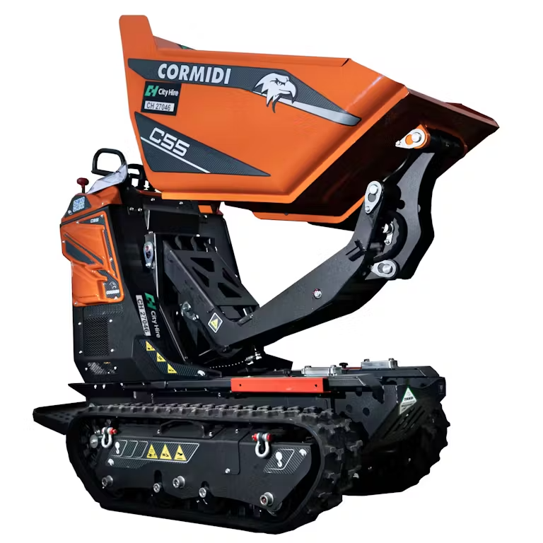 Cormidi C55 Hi Tip Tracked Dumper - Honda engine - 716mm wide | eBay UK