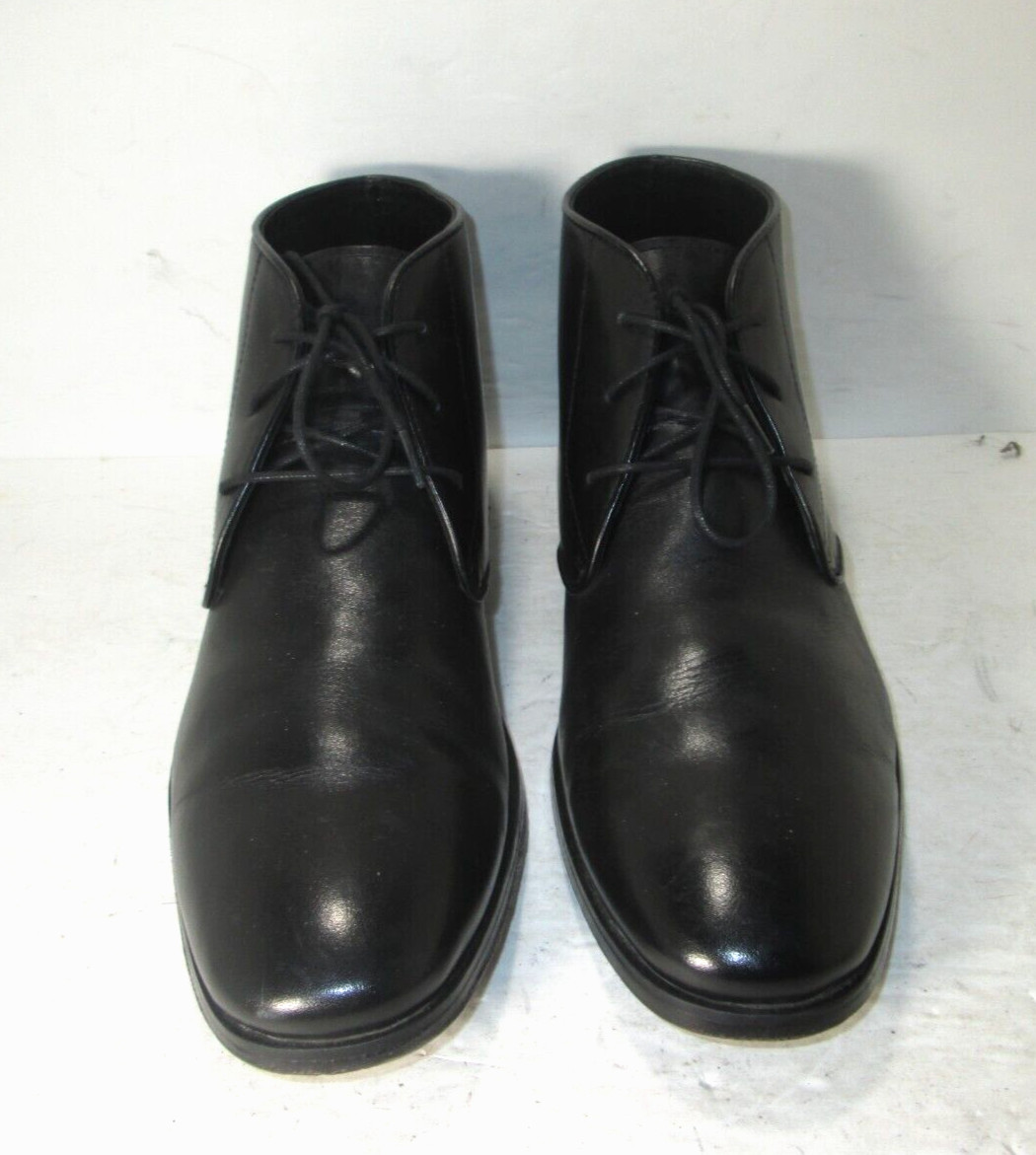 FLORSHEIM Vintage Jet Men's Plain Toe Black Leather C… - Gem