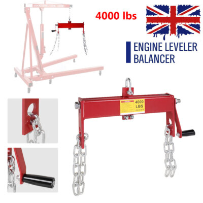 1800kg Engine Crane Hoist Lift Leveller Chain Load Garage Loading ...
