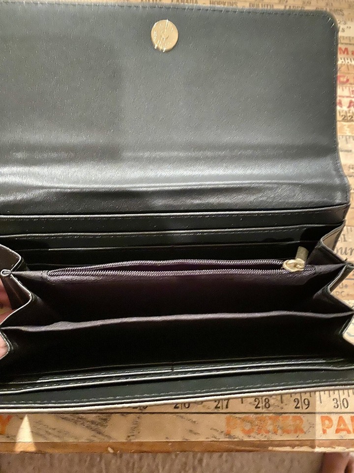 MARC New York ANDREW MARC Brown Leather Clutch Wallet Wristlet | eBay