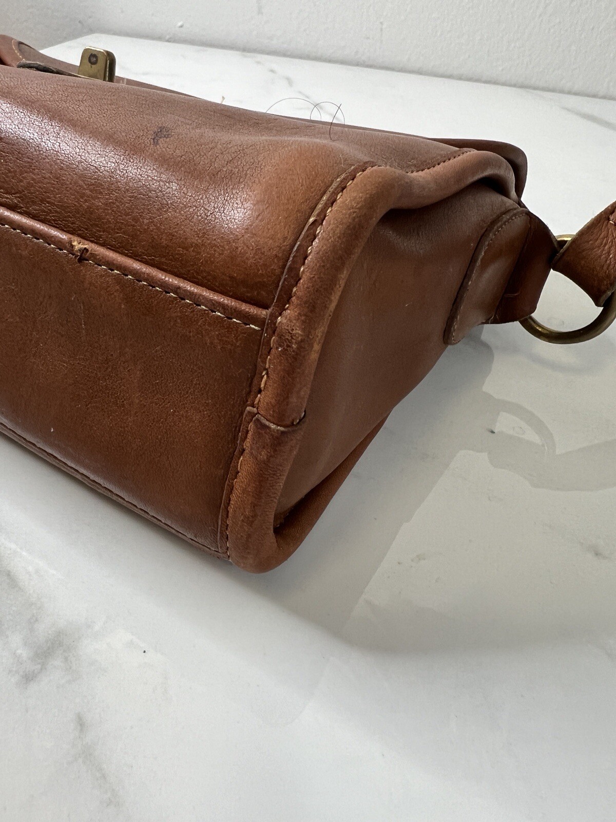 Vintage Coach Devon CrossBody British Tan Leather Shoulder Bag 9908 In ...