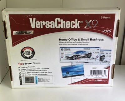 VersaCheck X9 Platinum 2020 Home, Office, Bus, Finance & Check Creation ...