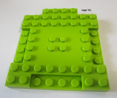 Lego 15624 Brick 8x8x2/3 Lime Disney Friends Pirate Jurassic World City ...