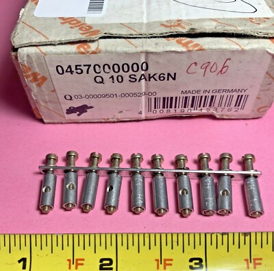 Weidmuller Q 10 SAK6N 0457000000 Terminal Block Jumper 10 Pole Cross ...