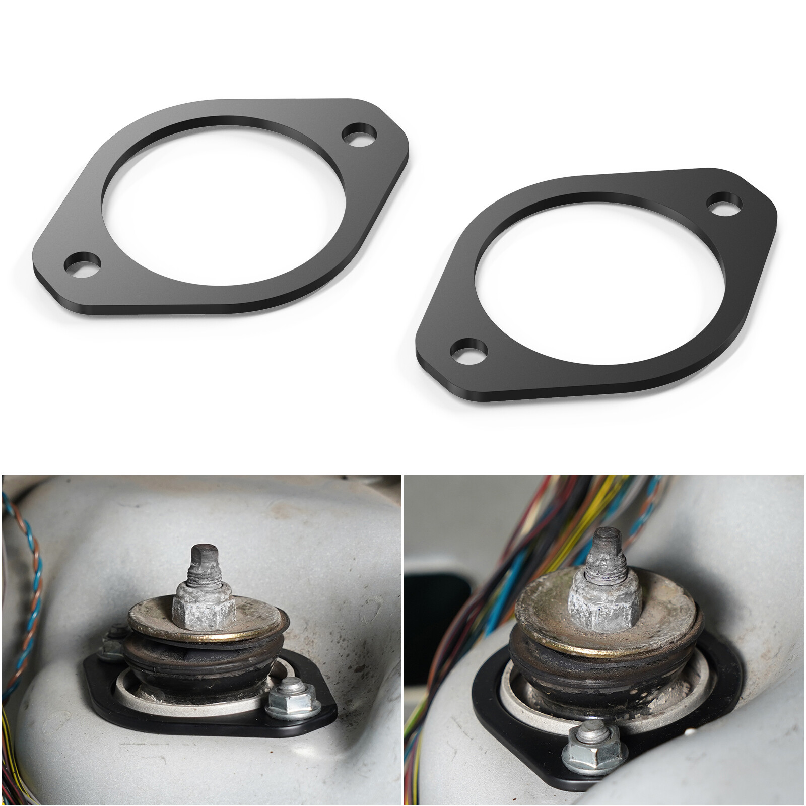 Rear Strut Tower Shock Mount Reinforcement Plates For BMW E30 E36 E46 ...