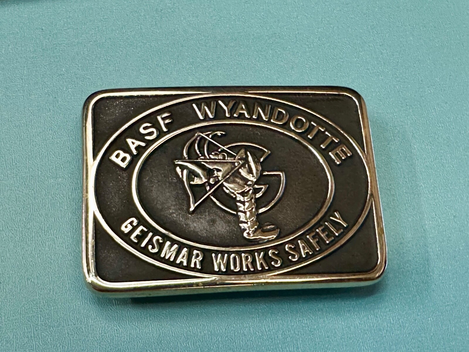 Vintage Wyandotte BASF Geismar Works Safety Vintage b… - Gem