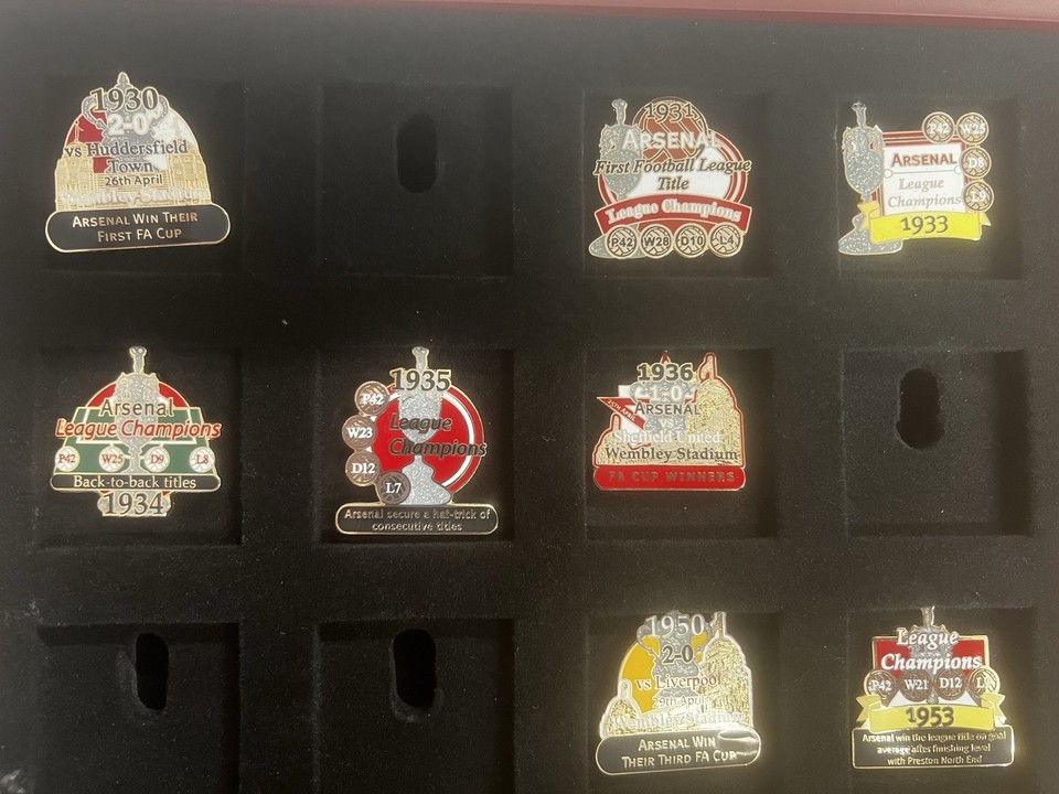 Arsenal Pin Badge Collection Danbury Mint | eBay.de