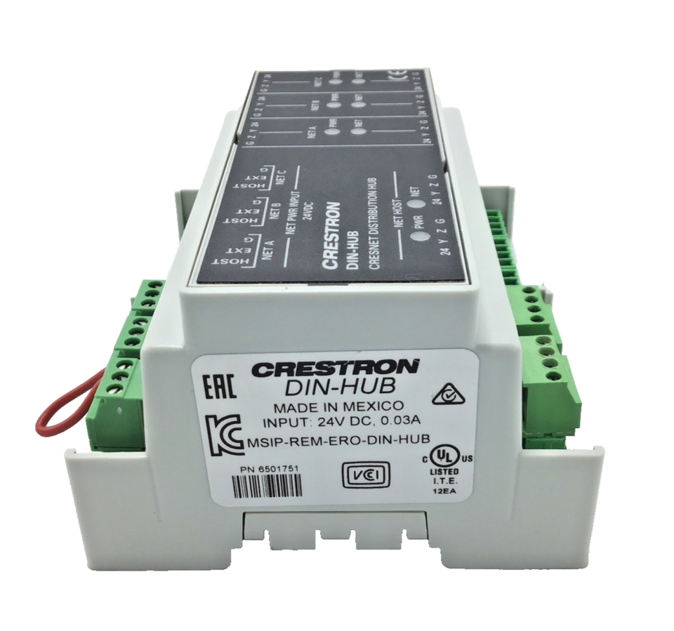 Crestron DIN-HUB DIN Rail Cresnet Distribution Hub | eBay