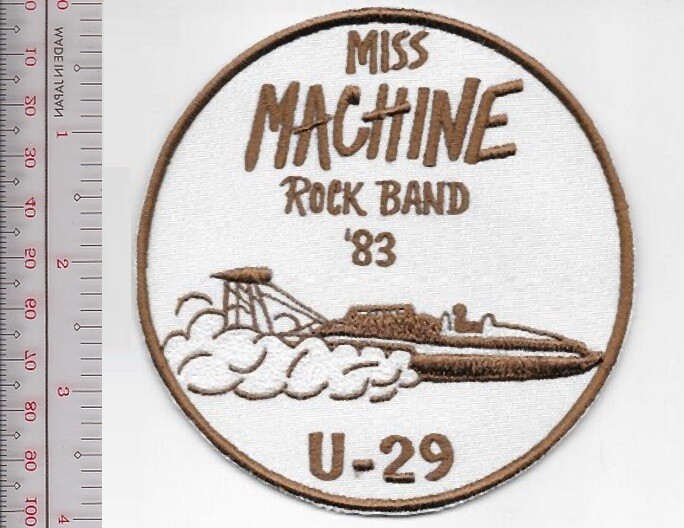 Hydroplane Miss Machine Rock Band U-29 1983 Unlimited Thunderboat | eBay