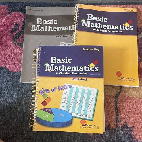 ABeka Book Basic Mathematics Christian Perspective 7 quiz/test work ...