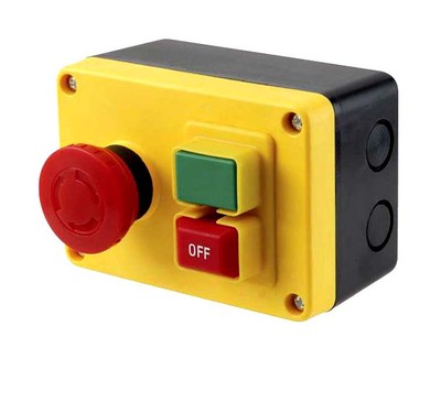 ON/OFF Magnetic Switch With E-STOP 120V 16A Rated to 1/2 HP Surface ...