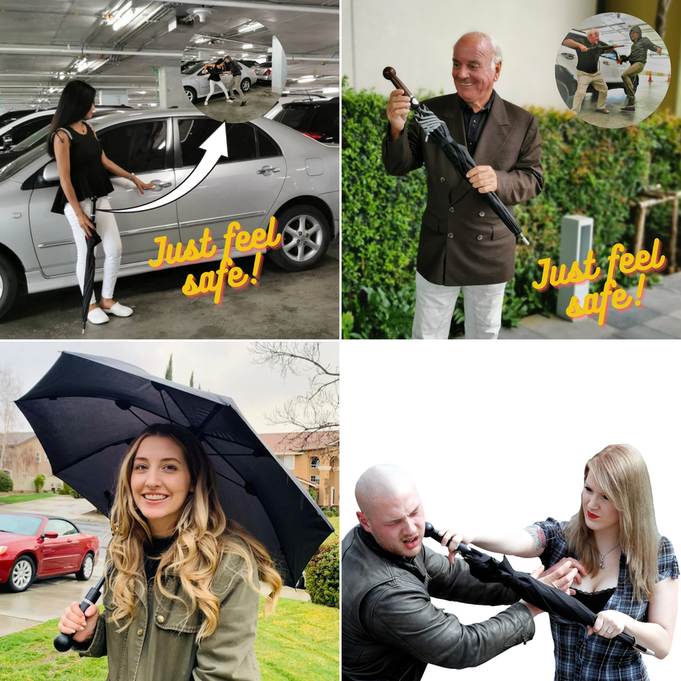 Security Umbrella men "Standard" knob handle/tactical umbrella/self ...
