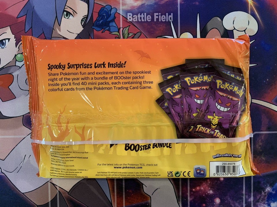 Pokémon Trick or Trade BOOster Pack Bundle 40 Packs - New Factory ...