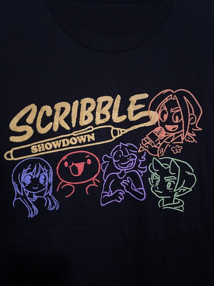Scribble Showdown 2021 Tour Men's Black Tour T-Shirt Size Medium (B177) | eBay