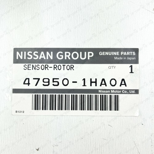 NEW GENUINE NISSAN ABS SENSOR-ROTOR ANTISKID REAR 47950-1HA0A | eBay