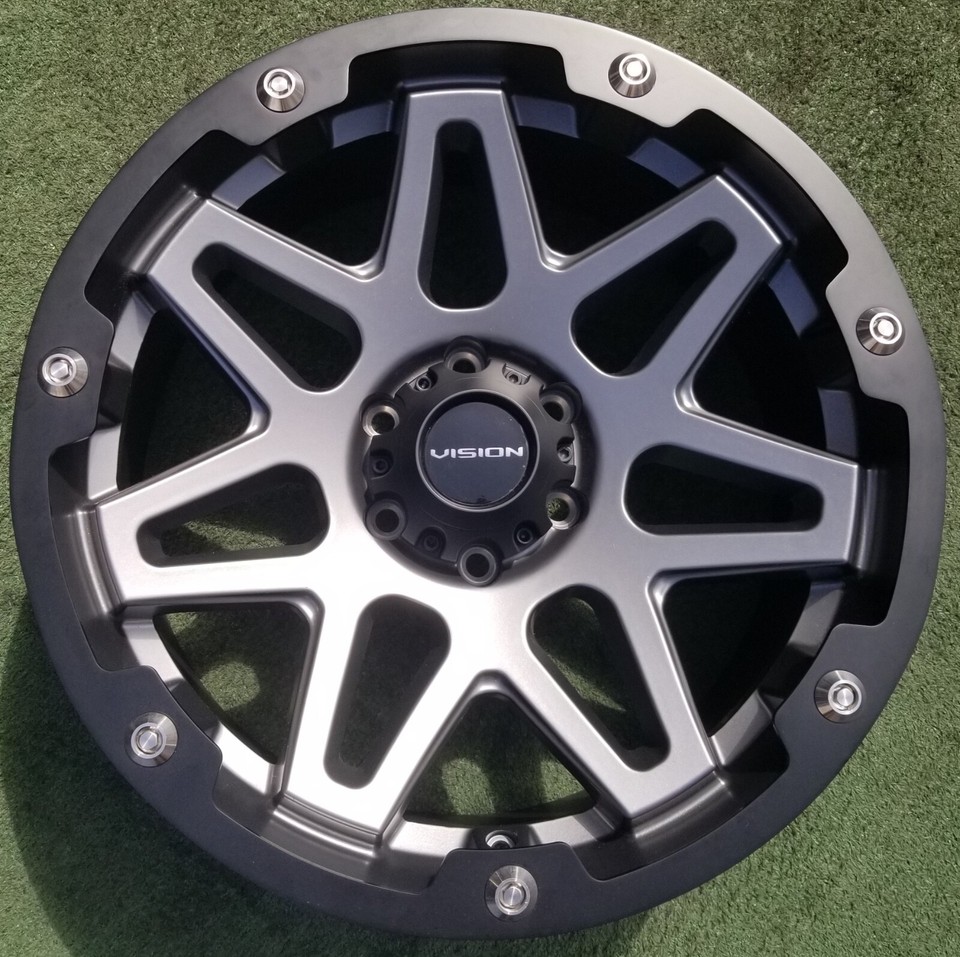 New Vision SE7EN Wheel Rim 416 6x135 20 x 9 inch x 12 416-2936SGSB12 ...