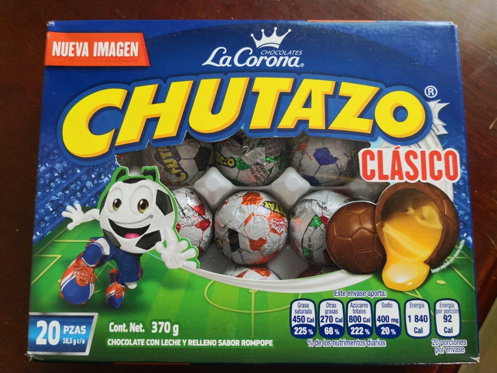 2 boxes, Chutazos La Corona Chocolate Rompope ORIGINAL México 40 pc ...