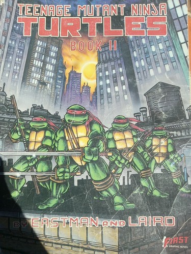 Teenage Mutant Ninja Turtles First Graphic Novel TPB Book 2 Pub. 1989 ...