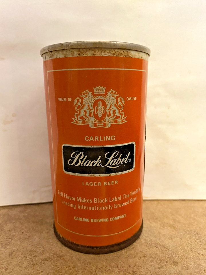 VTG, Carling Black Label Lager Beer, Steel Can, Pop Top, Top Opened | eBay