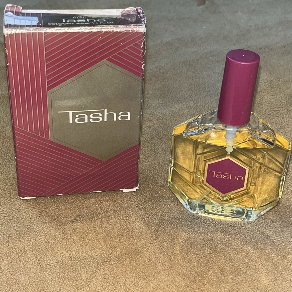 Vintage Avon Tasha Cologne Spray - Full Bottle with Box - 1.6 fl oz | eBay