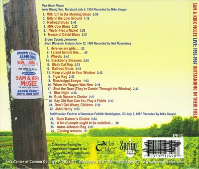 SAM MCGEE - SAM AND KIRK MCGEE LIVE: 1955-1967 * NEW CD | eBay