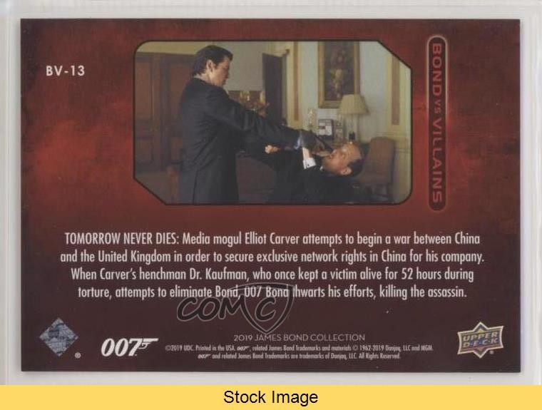 2019 James Bond Collection vs Villains Dr Kaufman Elliott Carver READ ...