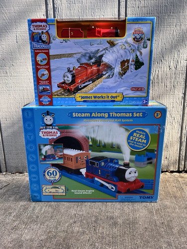 Thomas & Friends Trackmaster Tomy James Works It Out And Steam Along ...