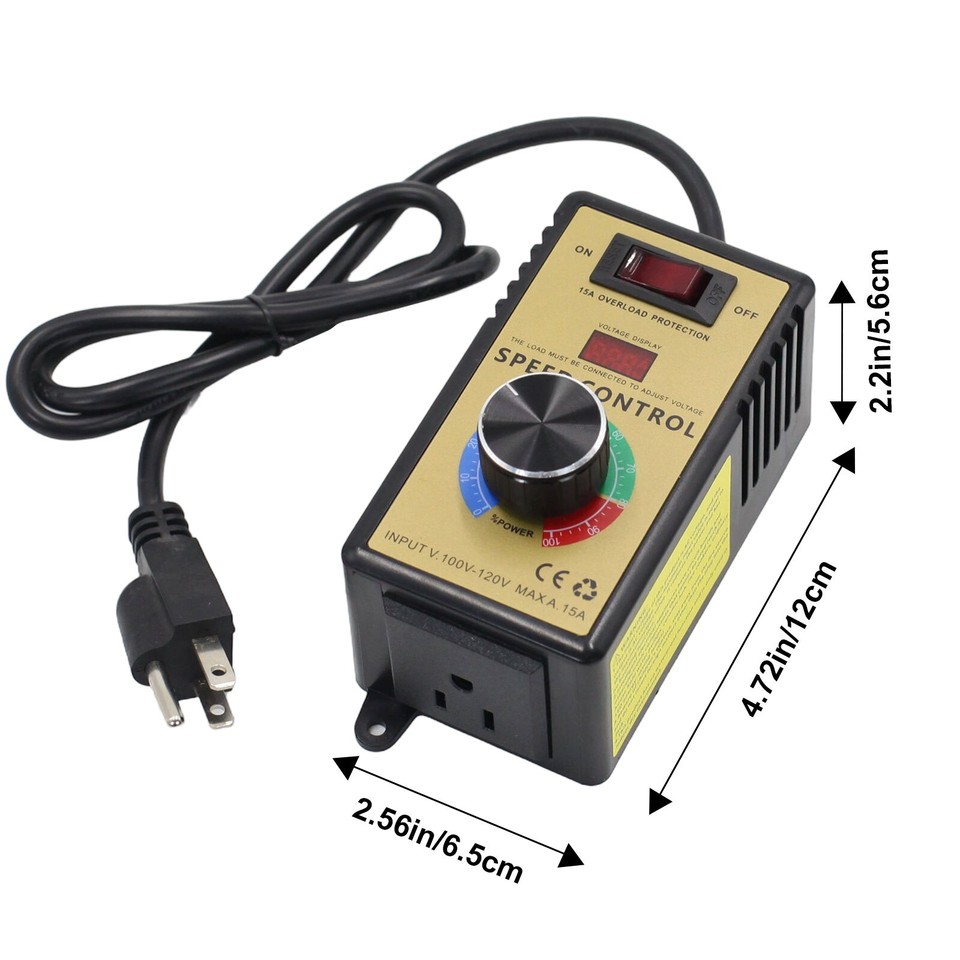 4000W Variable Speed Controller Electric Motor For Rheostat Fan Drill ...