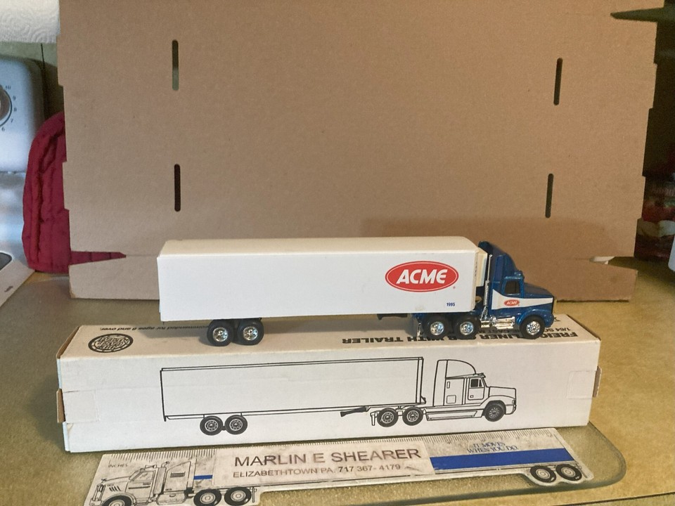 ertl ACME STORES TRACTOR & TRAILER | eBay