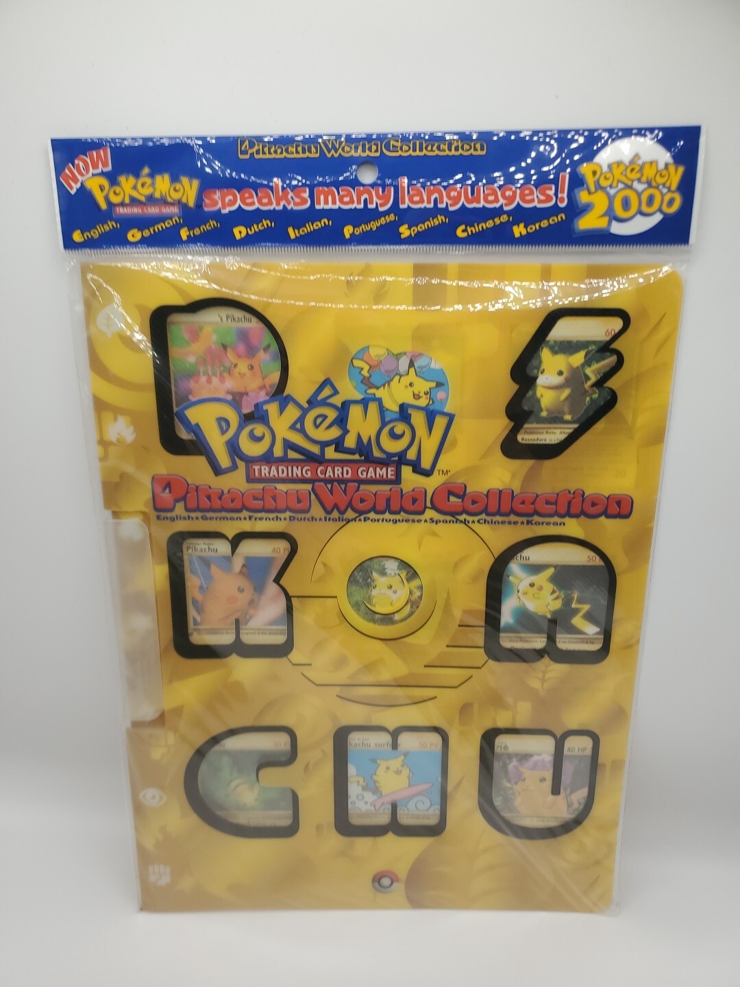 Pikachu World Collection folder 2000 Pokemon Cards 6 Set Wizards of the ...