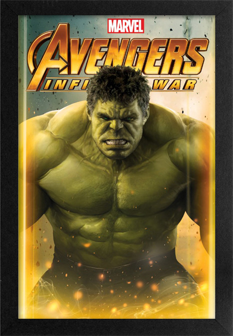 AVENGERS IW HULK 13x19 FRAMED GELCOAT POSTER GIFT INFINITY WAR ...
