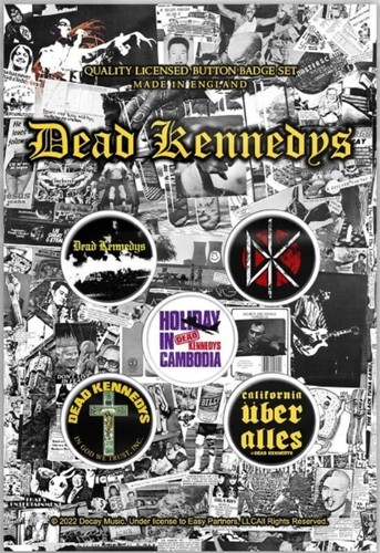 Dead Kennedys Fresco Frutta Confezione Di 5 Tondo Pin Alettoni Frontali ...
