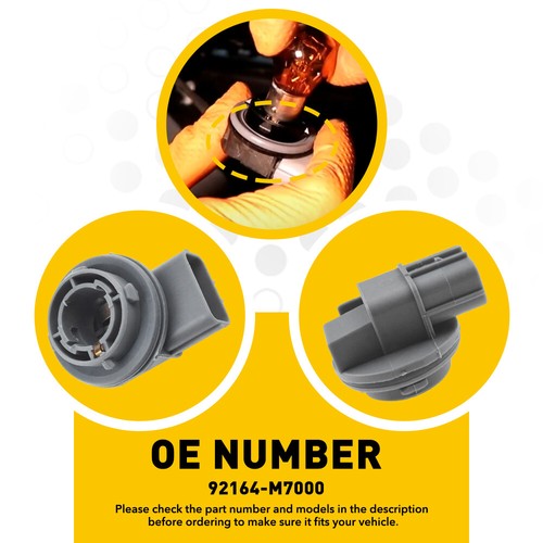 Front Turn Signal Socket LH/RH Fit 2019-2021 Kia Fitte 92164-M7000 ...