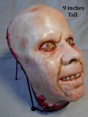 Horror Prop - Corpse Face with eyes Dead Body Parts Halloween freaky ...