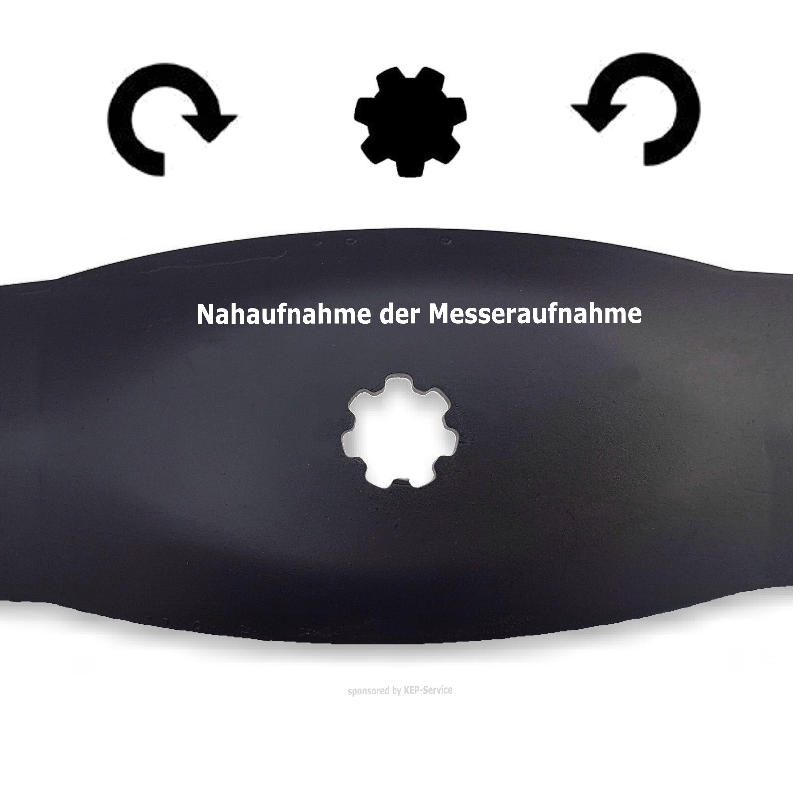 Rasenmähermesser John Deere X130R X155R X166R X350R Sabo 107H cm Flügel ...