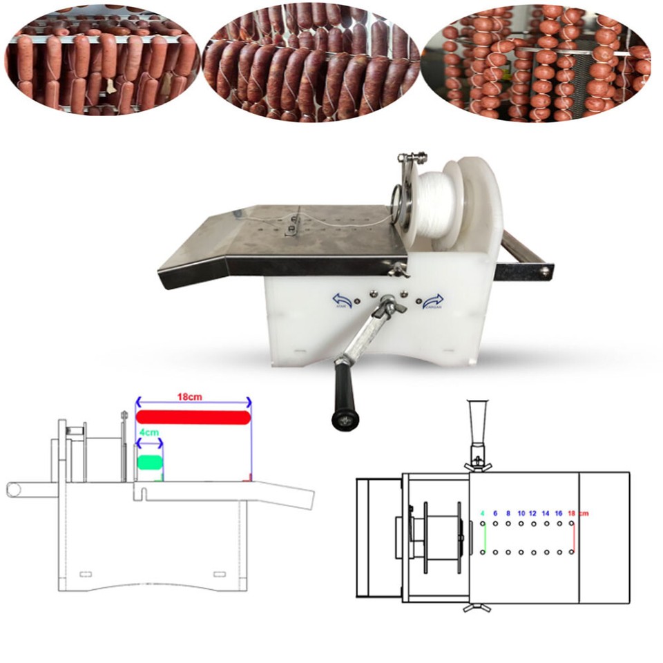 Manual Sausage Twisting Machine Sausage Knotting Tying Binding Linker ...