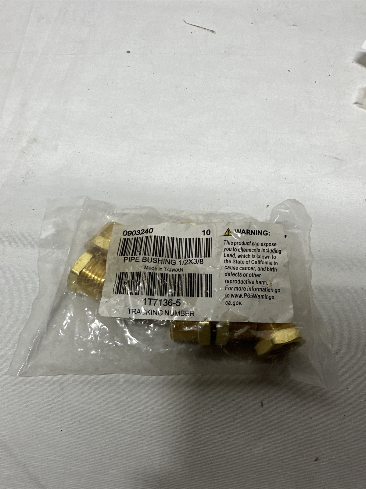 (10-Pk) Eaton Pipe Hex Bushing 1/2-In Male /8-In Female /8-In 0903240 ...