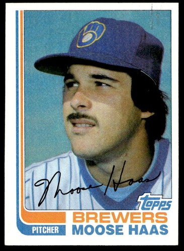 1982 Topps 12 Moose Haas Milwaukee Brewers Baseball Card | eBay