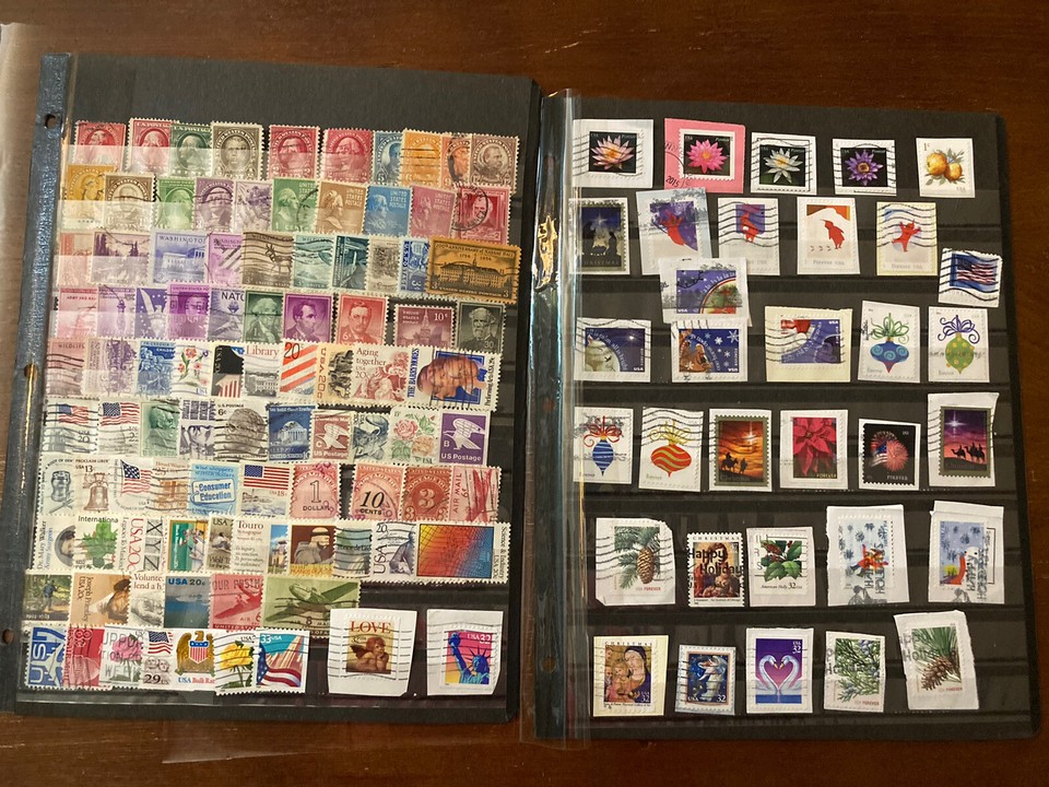 400 used U.S. stamps all different 1800's - 2021. Very Fine. 1 cent to ...