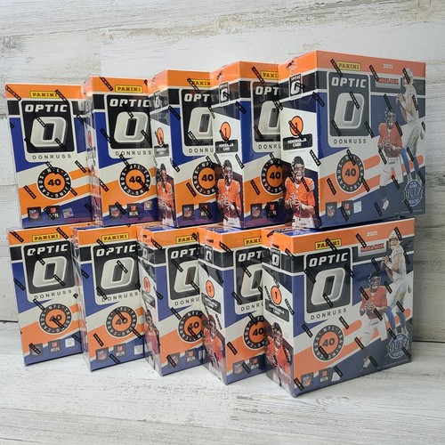 Panini Donruss Optic NFL Football 10 Boxes 2021 Mega Box Walmart Hyper ...