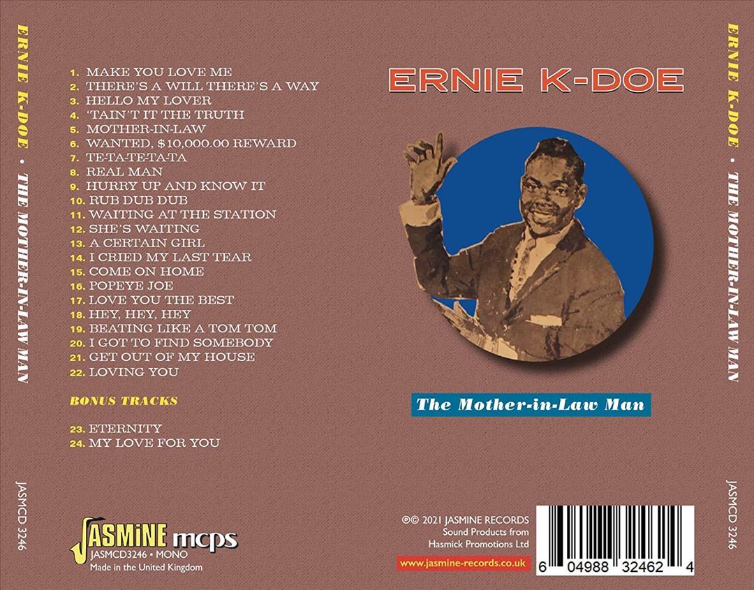 Mother-In-Law Man by K-Doe, Ernie (CD, 2021) for sale online | eBay
