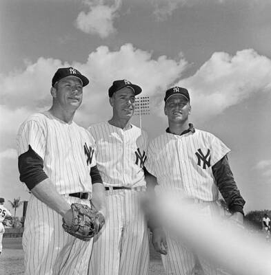 The Yankees two top sluggers Mickey Mantle Rodger DiMaggio Yank- 1962 ...