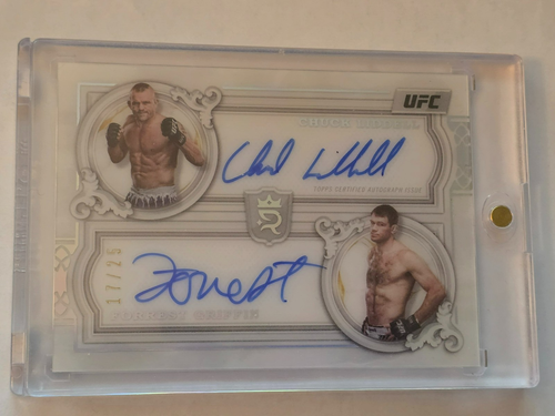 CHUCK LIDDELL FORREST GRIFFIN 2024 Topps UFC Royalty Dual AUTO #17/25 ...