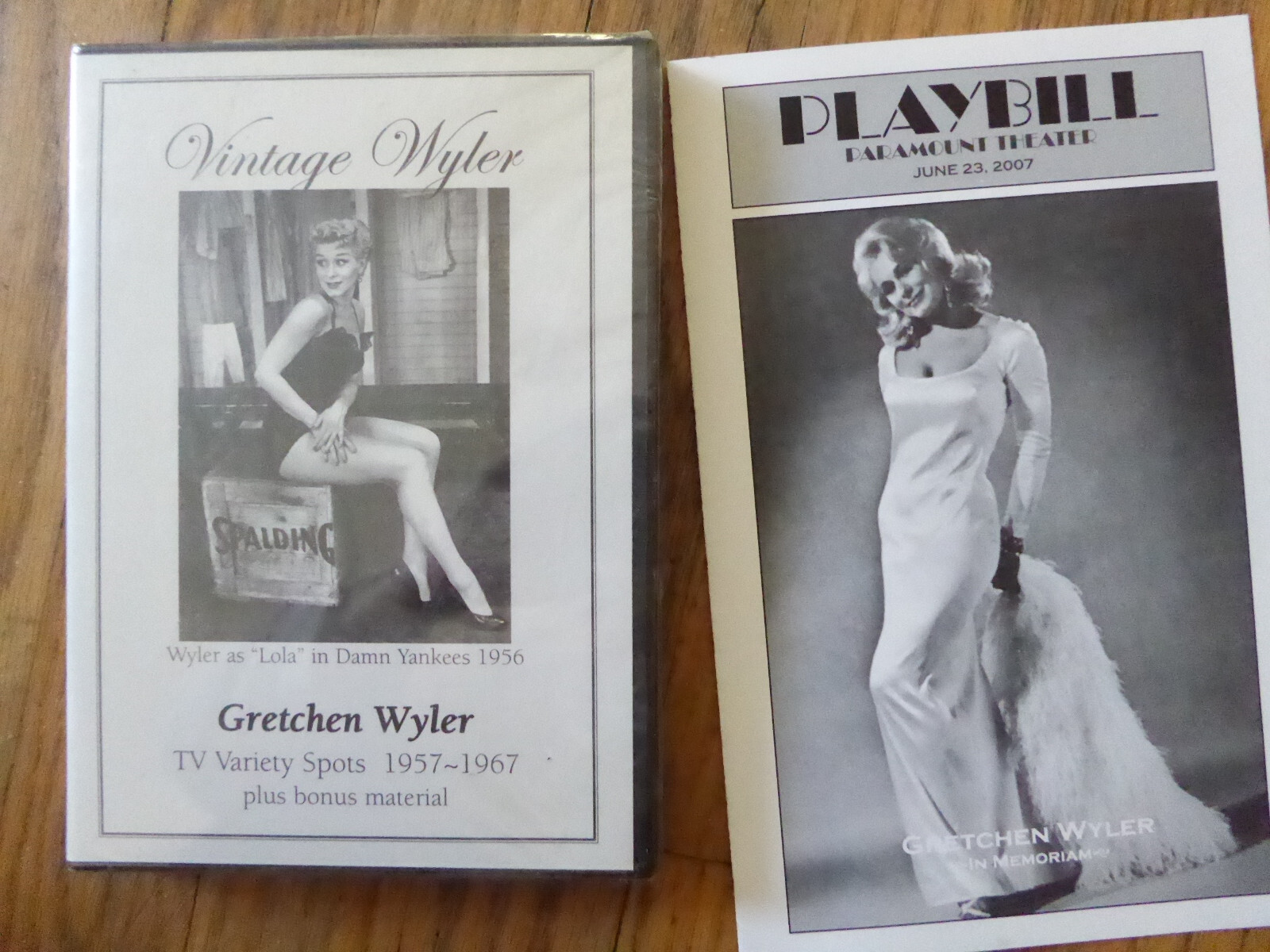 GRETCHEN WYLER - DVD TV Shows/Dance + Memorial Program | eBay UK
