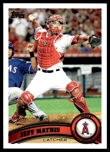 2011 Topps #474 Jeff Mathis Los Angeles Angels | eBay