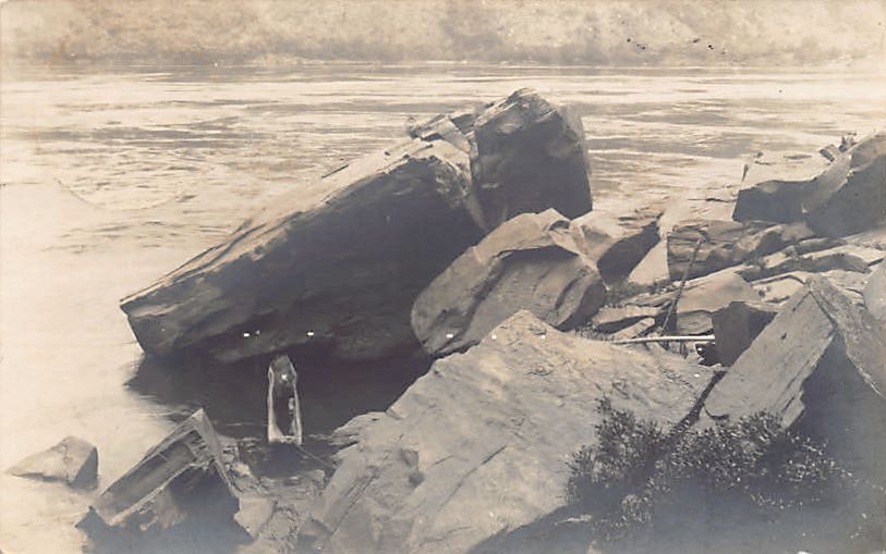 Congo Kinshasa - LUSAMBO - Rocks of the Sankuru River - REAL PHOTO ...