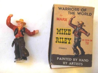 vintage WARRIORS OF THE WORLD marx toy MIKE RILEY COWBOY w/BOX | eBay